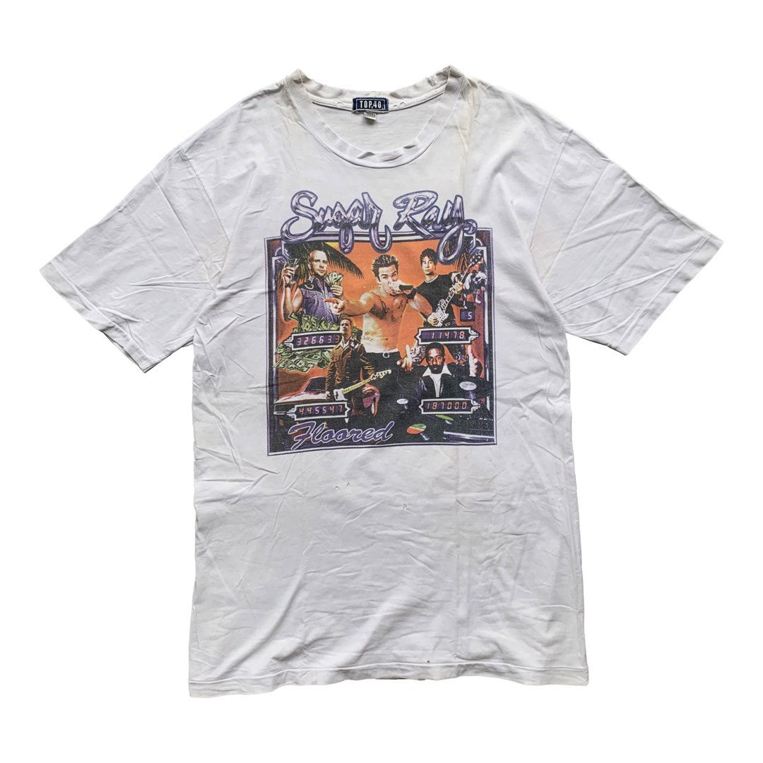 Vintage Top 40 Sugar Ray Band Tee Shirt Rare, Men's Fashion, Tops ...