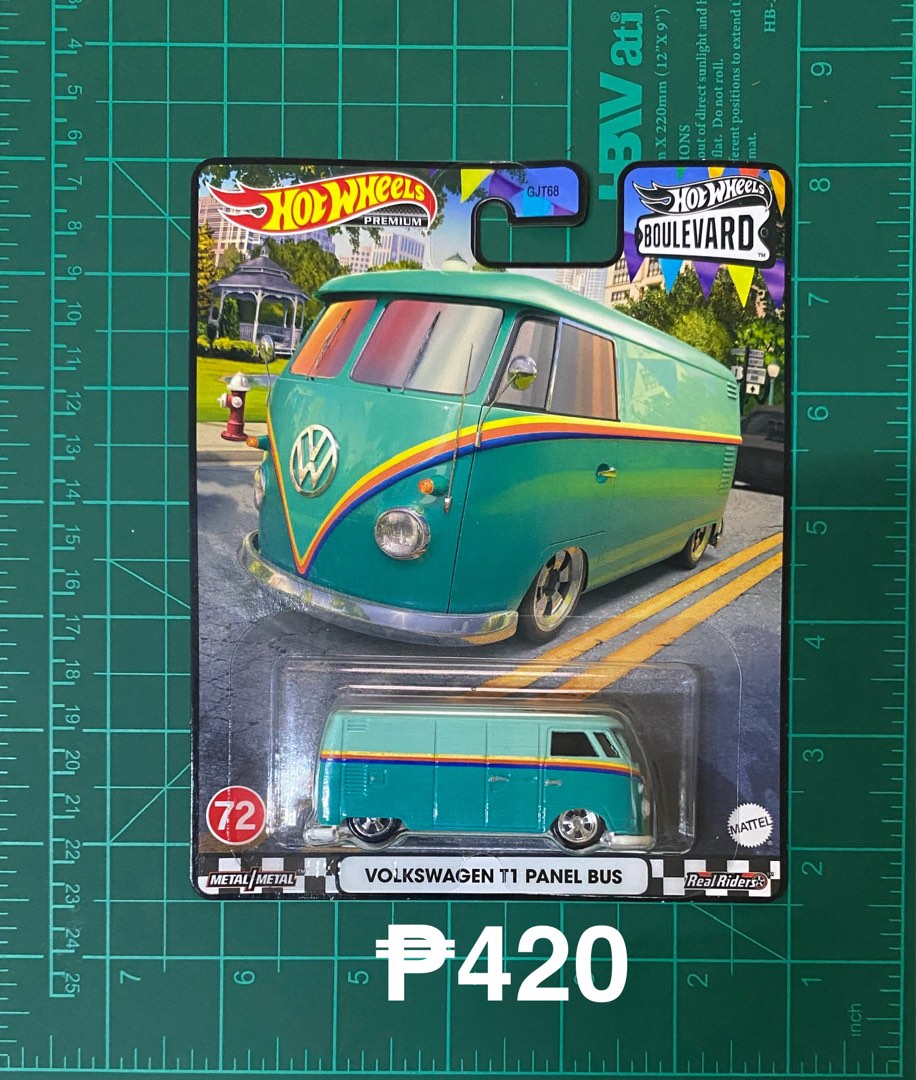 Volkswagen T1 Panel Bus Hotwheels Premium, Hobbies & Toys, Toys & Games ...