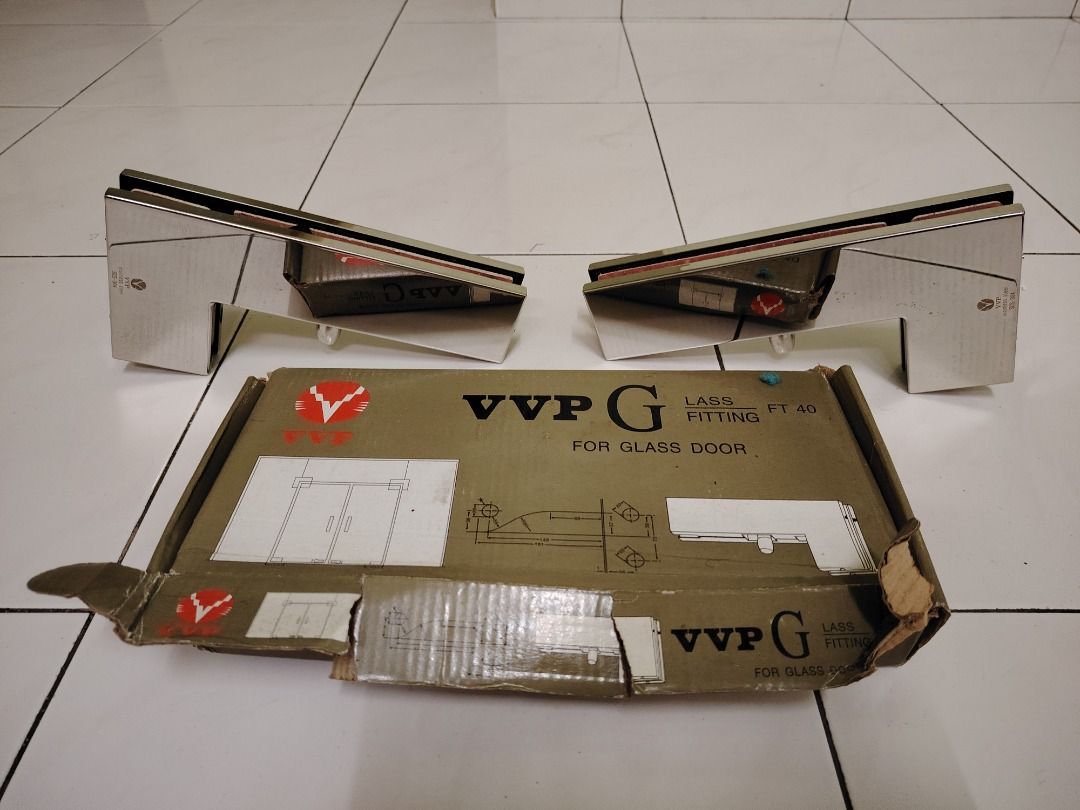 VVP L Patch Fitting - Glass Door, Furniture & Home Living, Security & Locks, Locks, Doors ...