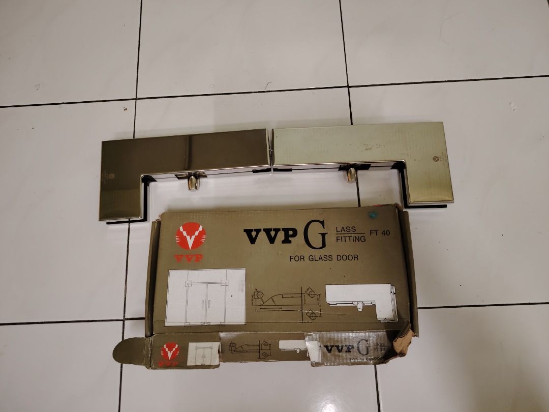 VVP L Patch Fitting - Glass Door, Furniture & Home Living, Security & Locks, Locks, Doors ...