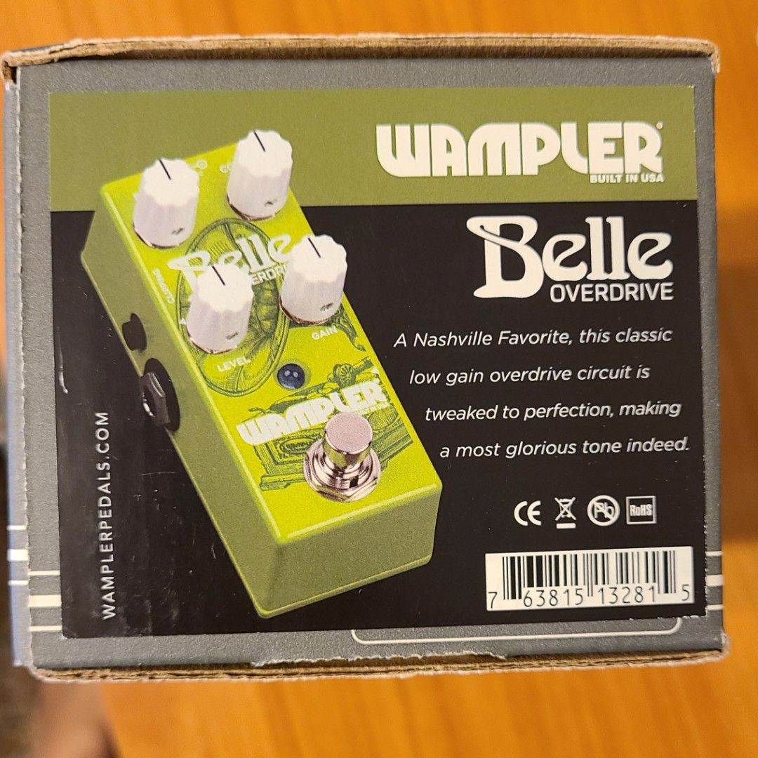 Wampler Belle overdrive, Hobbies & Toys, Music & Media, Musical ...