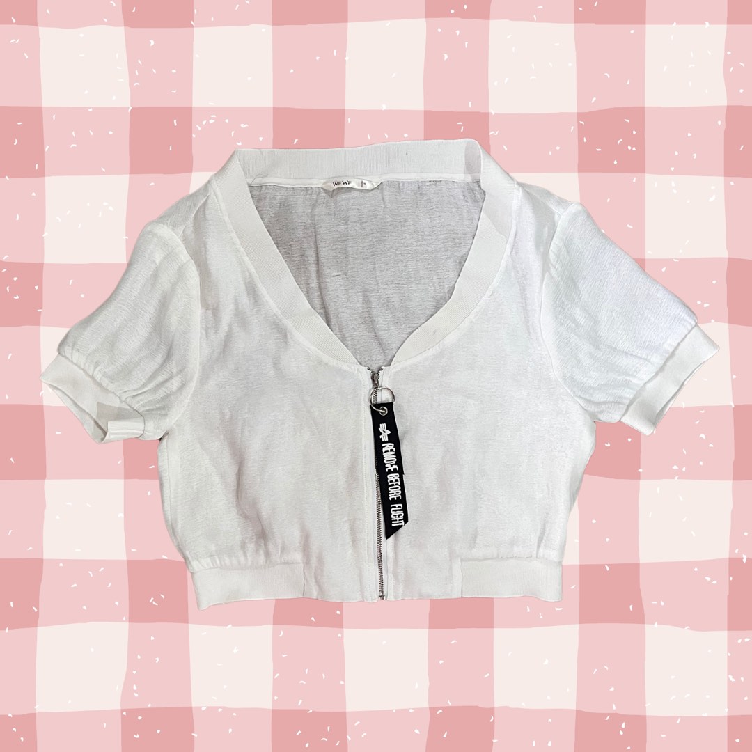 WEWE REMOVE BEFORE FLIGHT TOP, Women's Fashion, Tops, Blouses on Carousell