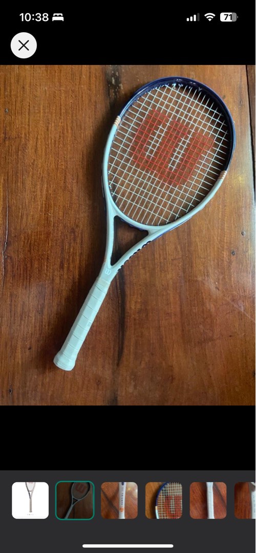 Wilson Tennis Racket Roland Garros Triumph, Sports Equipment, Sports ...