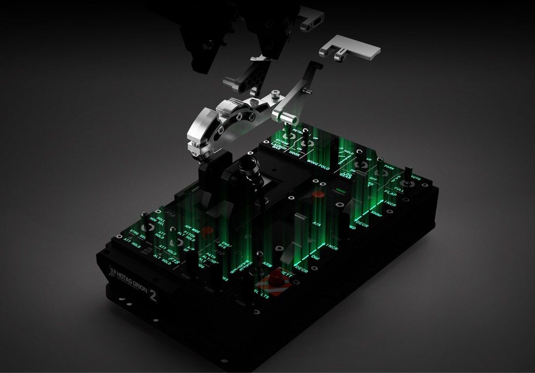 Winwing Orion2 HOTAS F/A-18 Hornet Throttle and Grip, Video Gaming ...