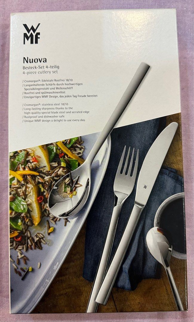 WMF 4-pc cutlery set, Furniture & Home Living, Kitchenware & Tableware ...