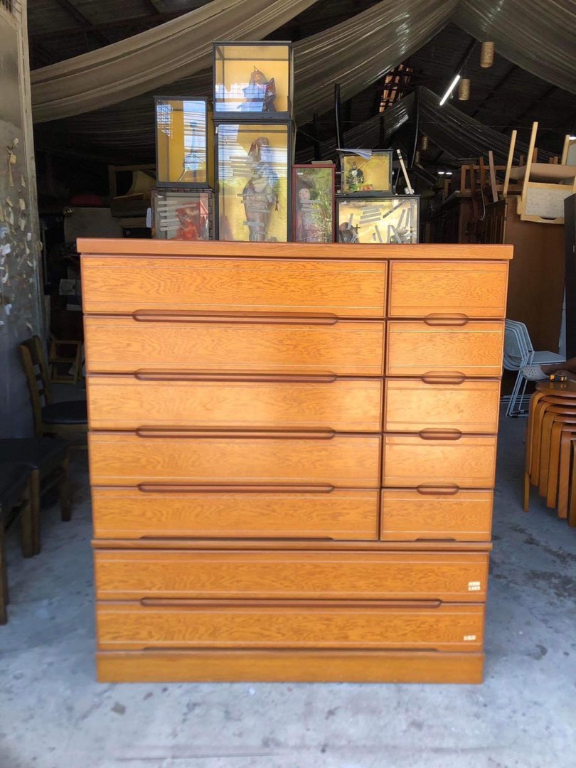 Wooden chest of drawers, Furniture & Home Living, Furniture, Shelves ...