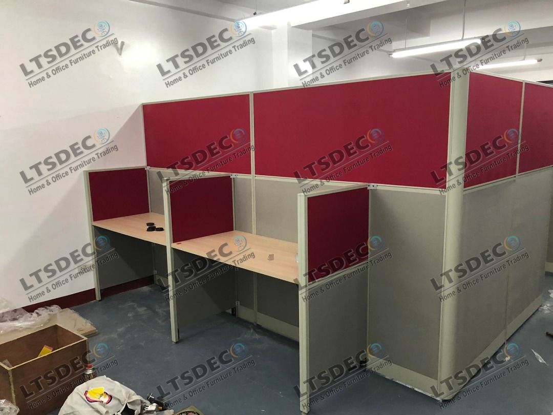 WORKSTATION CUBICLE/MODULAR PARTITION OFFICE FURNITURE AND PARTITION ...