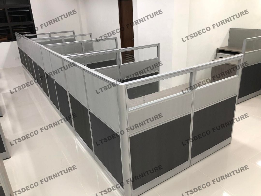 WORKSTATION L SHAPE OFFICE TABLE CUBICLE OFFICE FURNITURE OFFICE ...