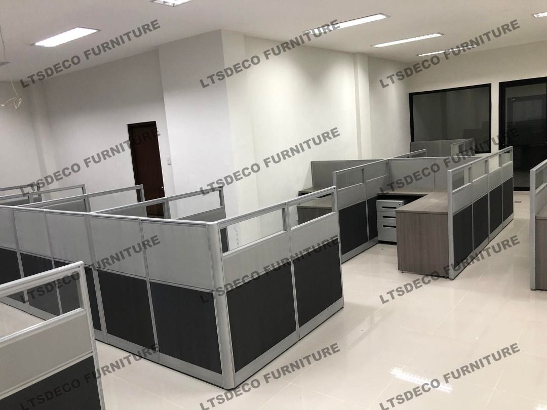 WORKSTATION L SHAPE OFFICE TABLE CUBICLE OFFICE FURNITURE OFFICE ...