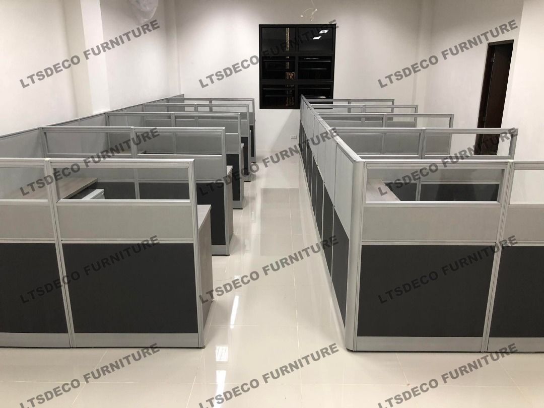 WORKSTATION L SHAPE OFFICE TABLE CUBICLE OFFICE FURNITURE OFFICE ...