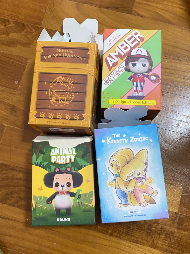 wts assorted blind boxes popmart, Hobbies & Toys, Toys & Games on Carousell