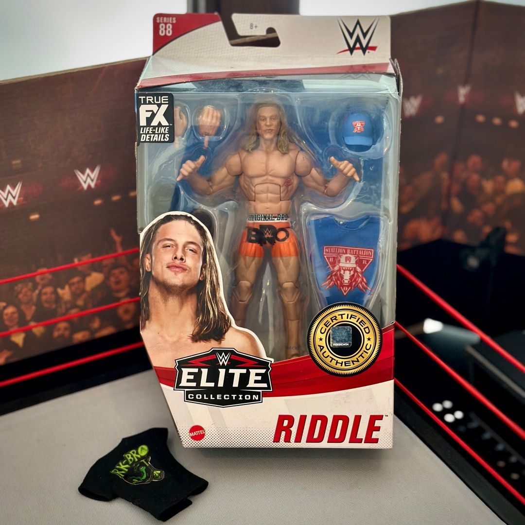 WWE Matt Riddle / Elite / Mattel Wrestling Action Figure Wrestler ...
