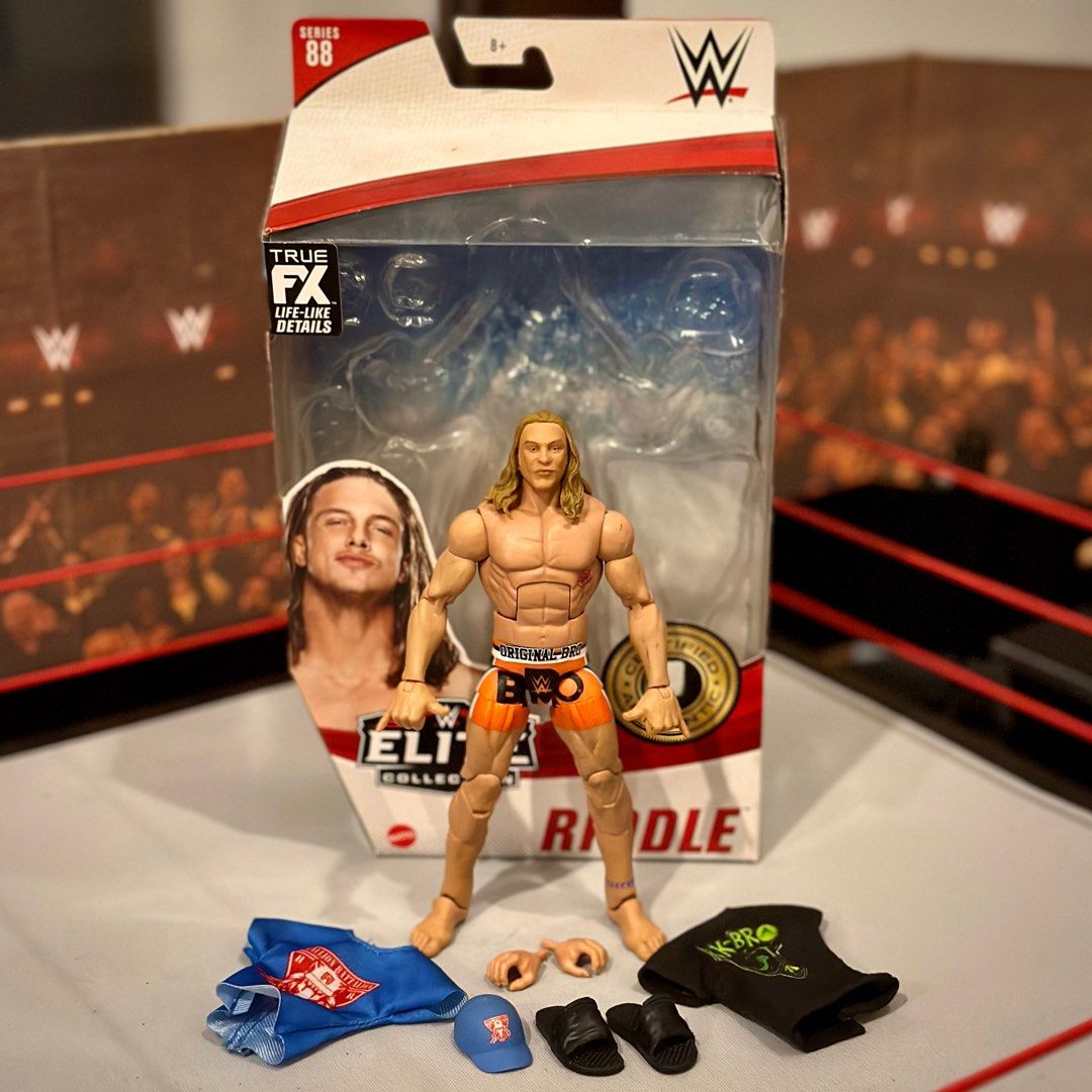WWE Matt Riddle / Elite / Mattel Wrestling Action Figure Wrestler ...
