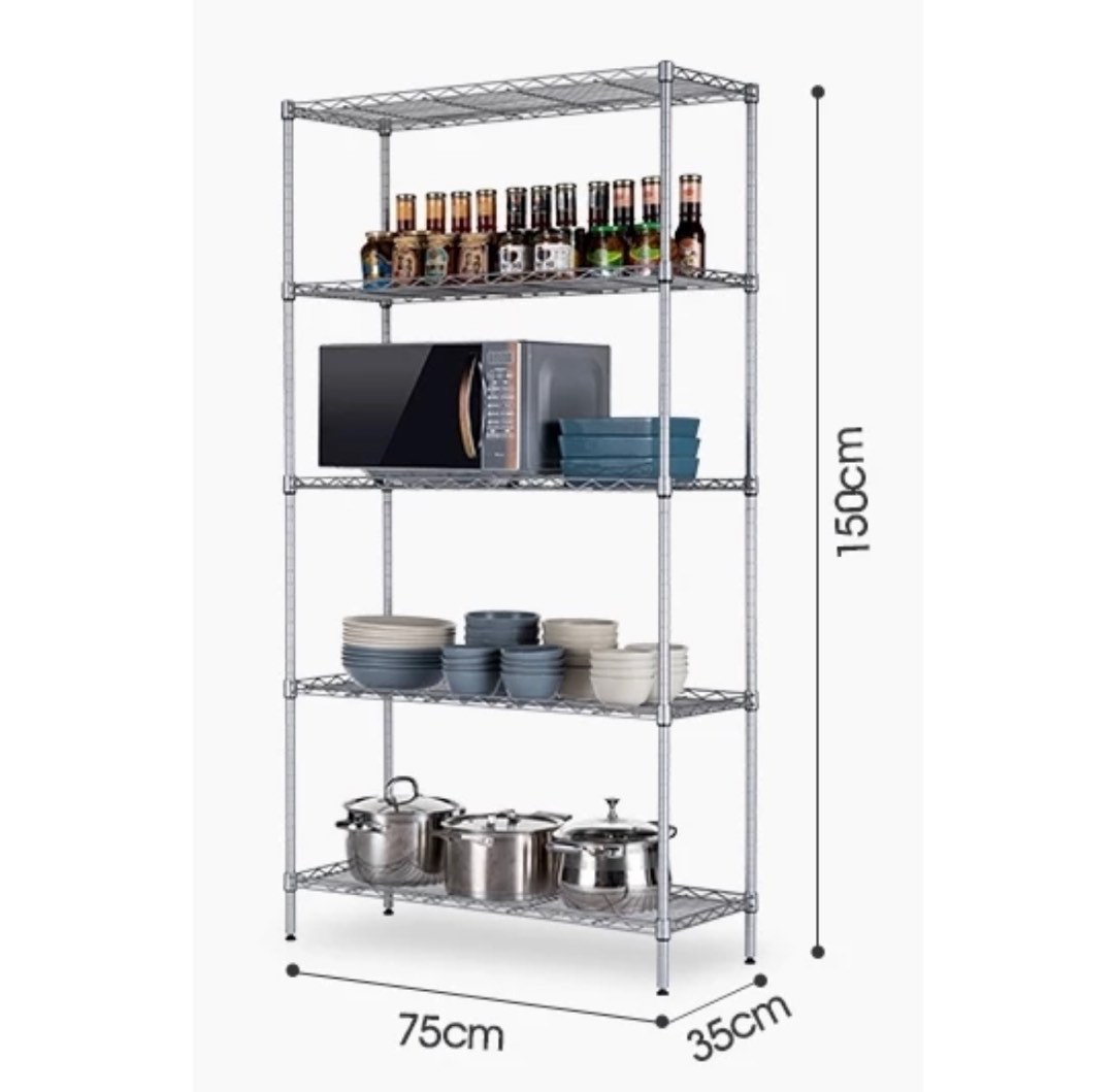 x3 Storage Shelves Rack, Furniture & Home Living, Furniture, Shelves ...