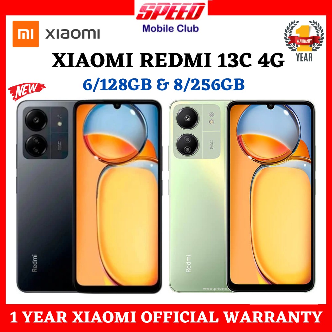 Xiaomi Redmi 13C 4G & 5G Black 128 GB, Mobile Phones & Gadgets, Mobile ...