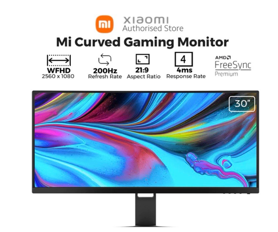 Authentic Xiaomi Redmi Curved 30 inch 200Hz Monitor/Display, Computers ...