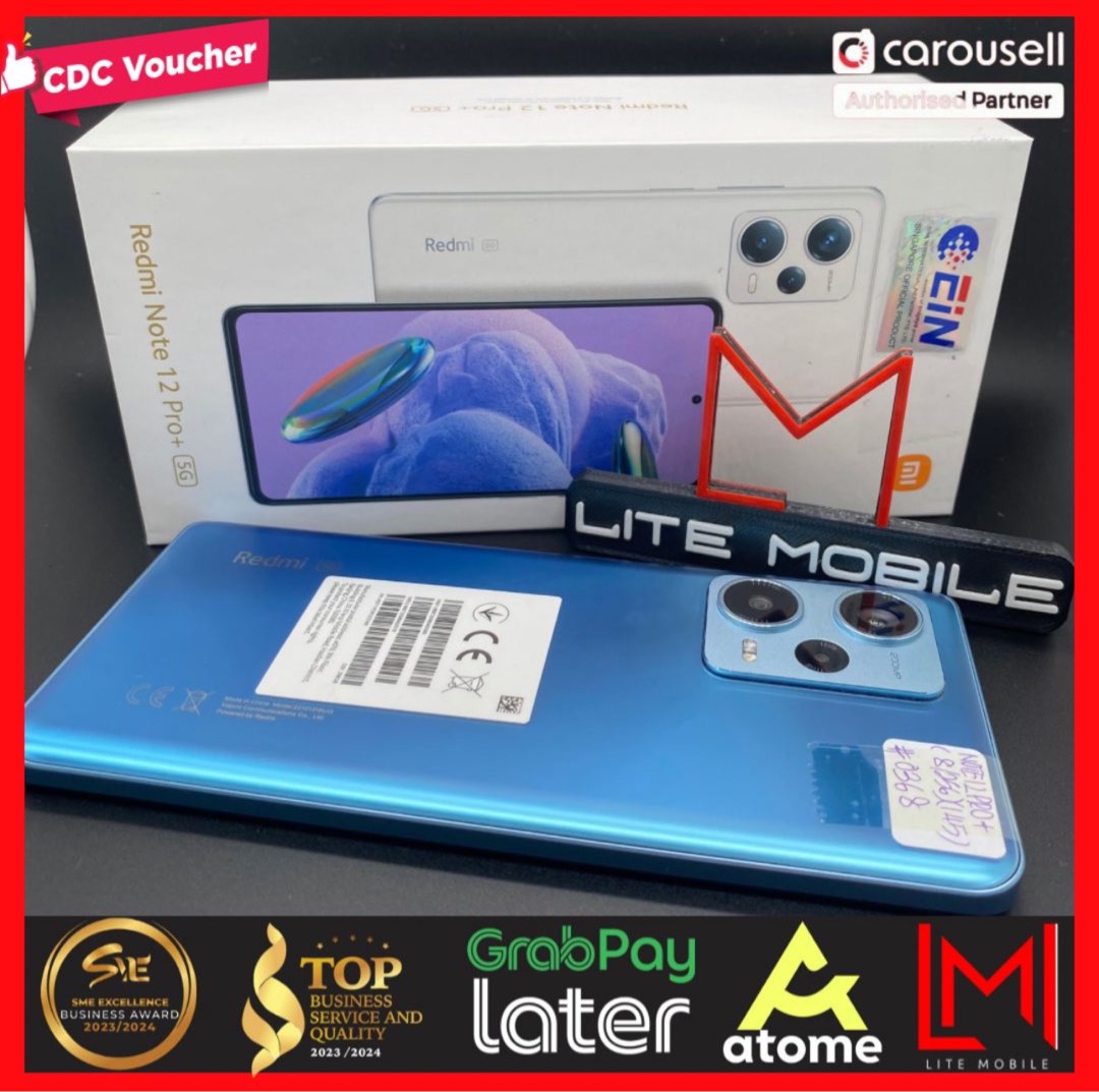 Xiaomi Redmi Note 12 Pro+ Plus 5G 256GB Blue, Mobile Phones & Gadgets ...