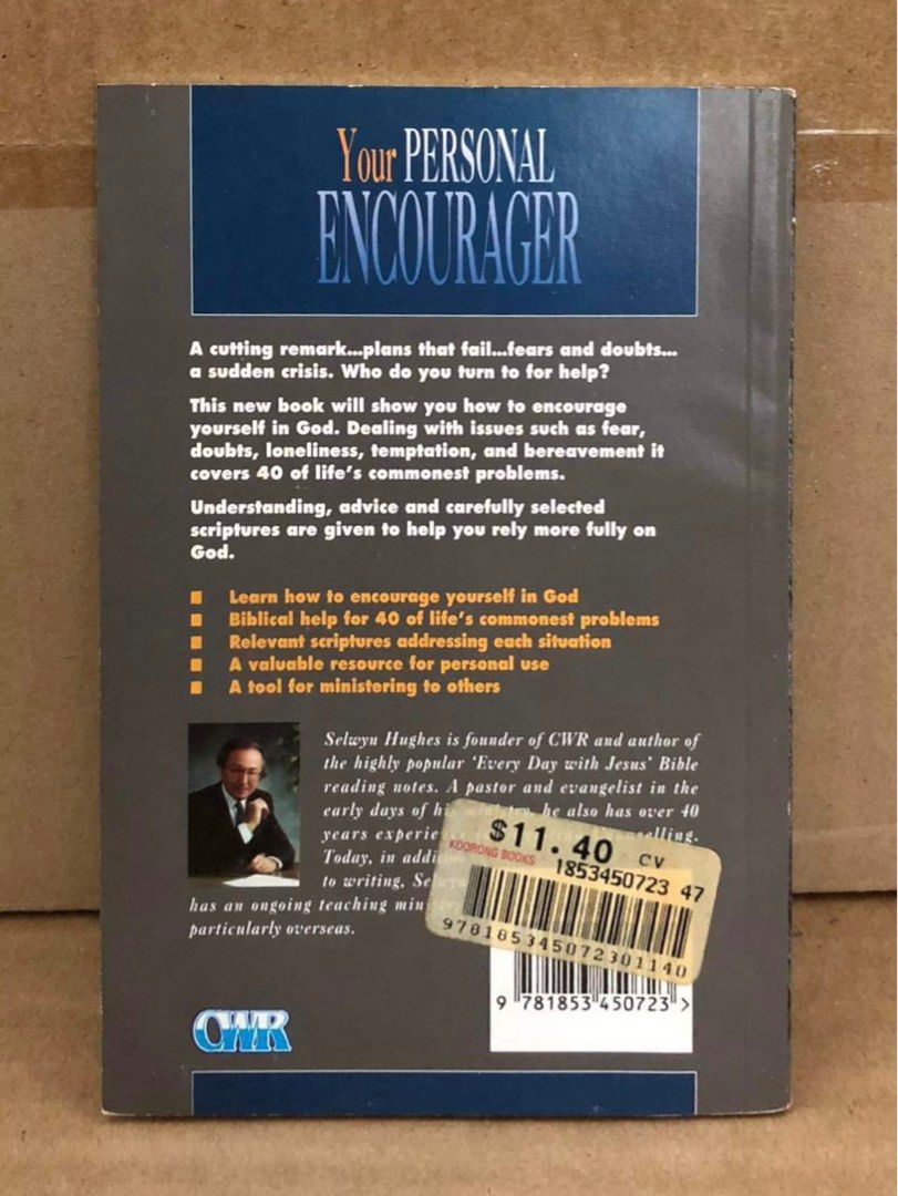 Your Personal Encourager Biblical Help for Dealing with Difficult Times ...