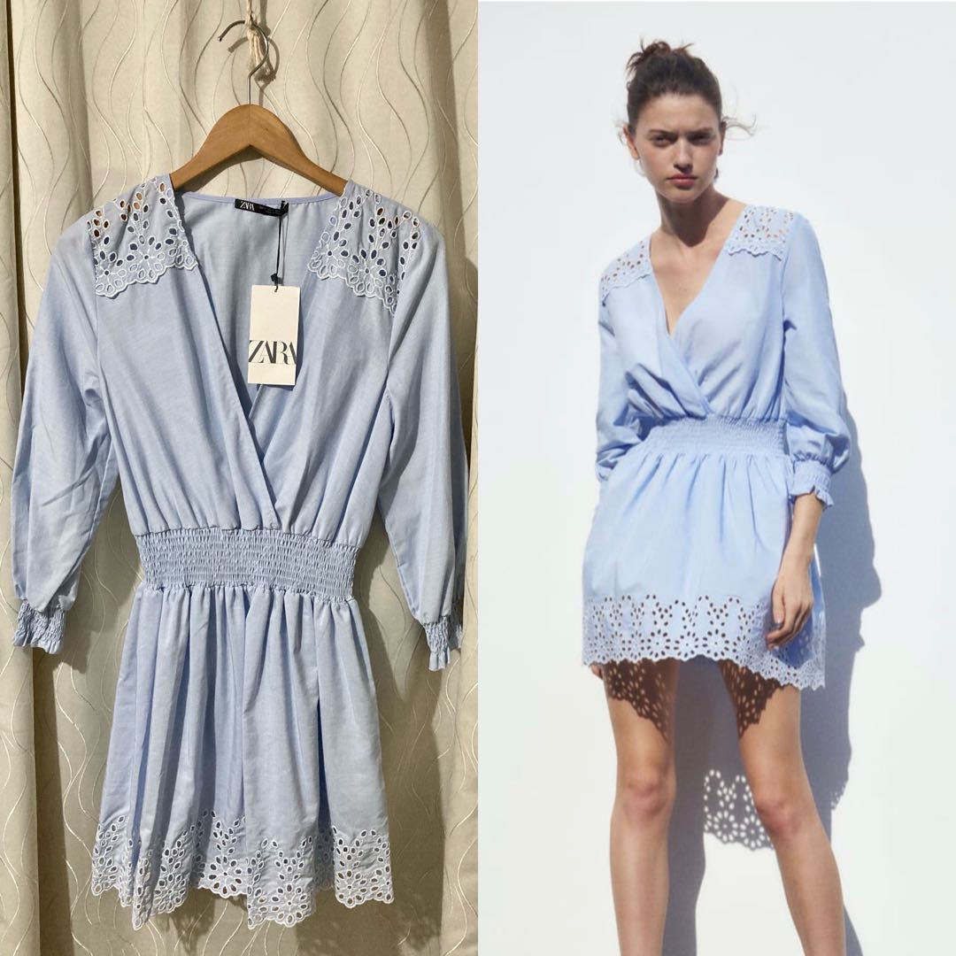 Zara Linen Dress, Women's Fashion, Dresses & Sets, Dresses on Carousell