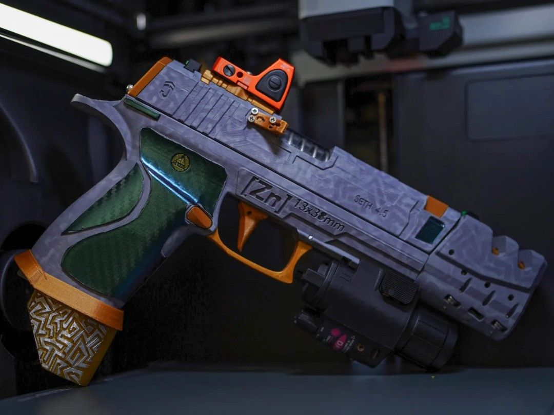 ZINC NERF PISTOL Combat tech custom imperial zinc (filebash by me ...