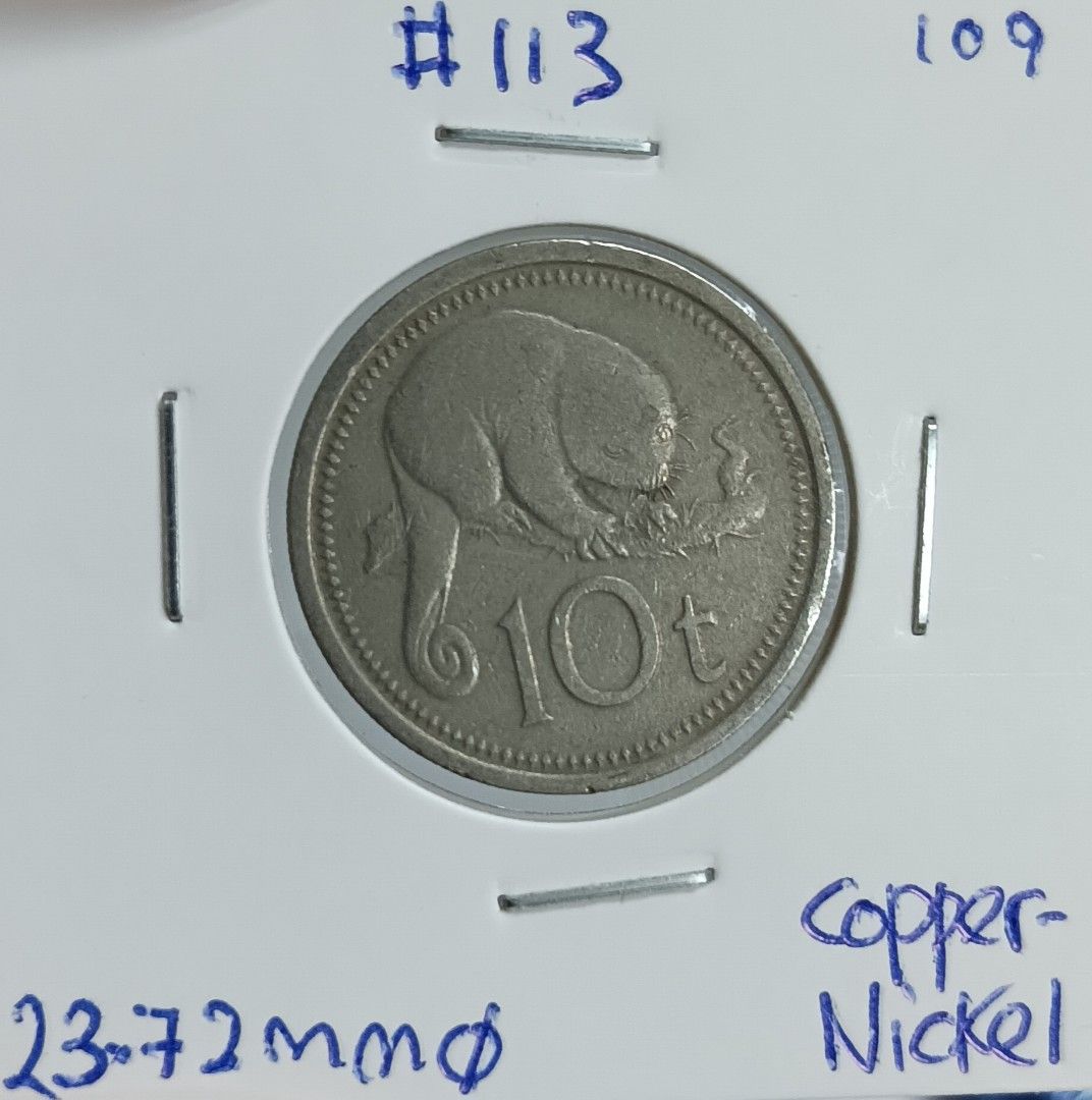 10 Toea Papua New Guinea Coin 1975 (VF) #113, Hobbies & Toys ...