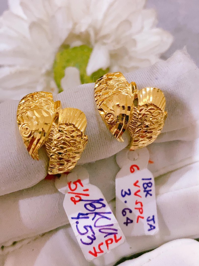 18K Japan Gold arowana ring, Women's Fashion, Jewelry & Organizers ...