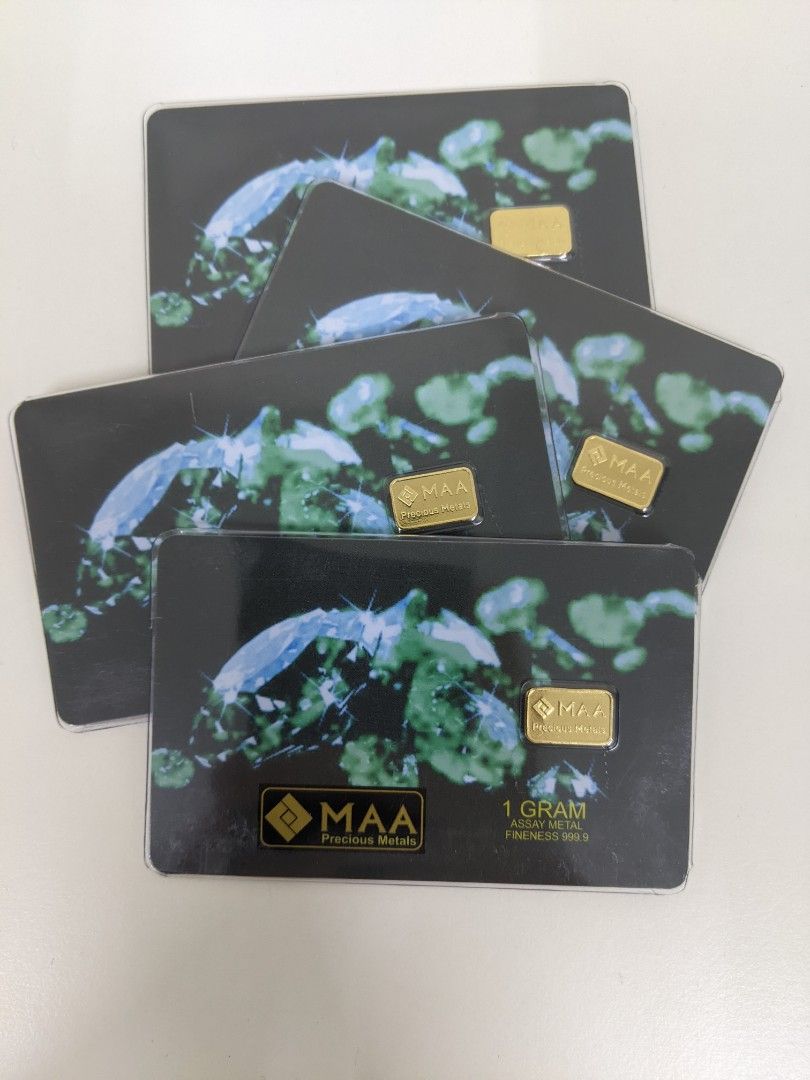 1g MAA Gold Bar (Turquoise), Hobbies & Toys, Collectibles & Memorabilia ...