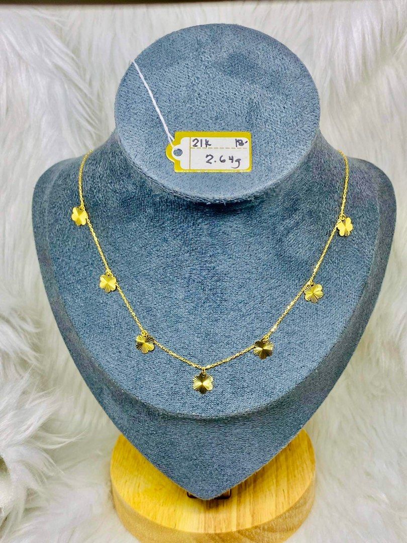 21k Saudi Gold Necklace, Women's Fashion, Jewelry & Organizers ...