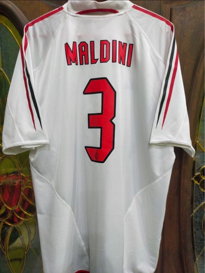 #3 Paolo Maldini ADIDAS AC Milan Away 2004/05 soccer/football jersey ...