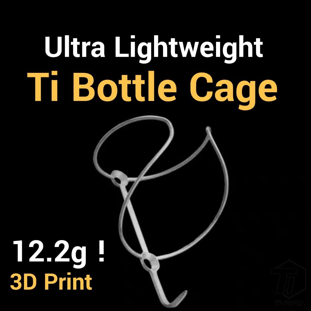 3D Print Titanium Ultra Light Bottle Cage 12.2gram | Climbing Machine ...