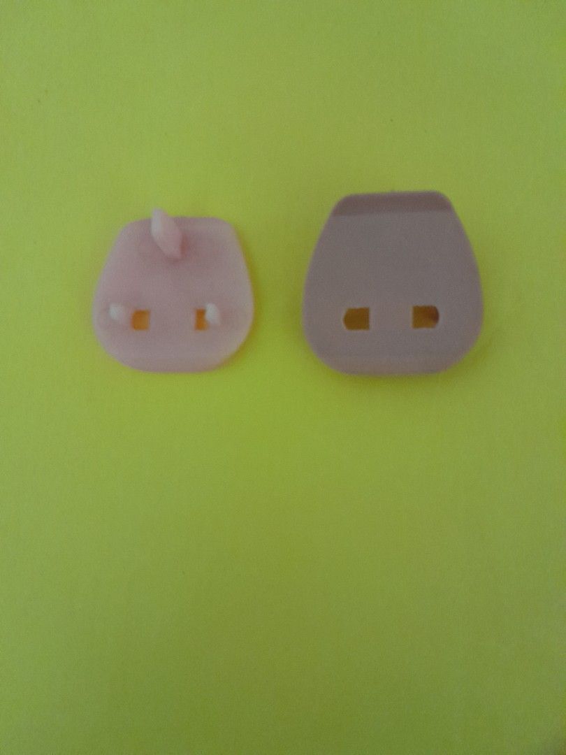 3pcs Safety Plug Key Adaptor For 2-Pin Plug With Hole For Easy Plug In ...