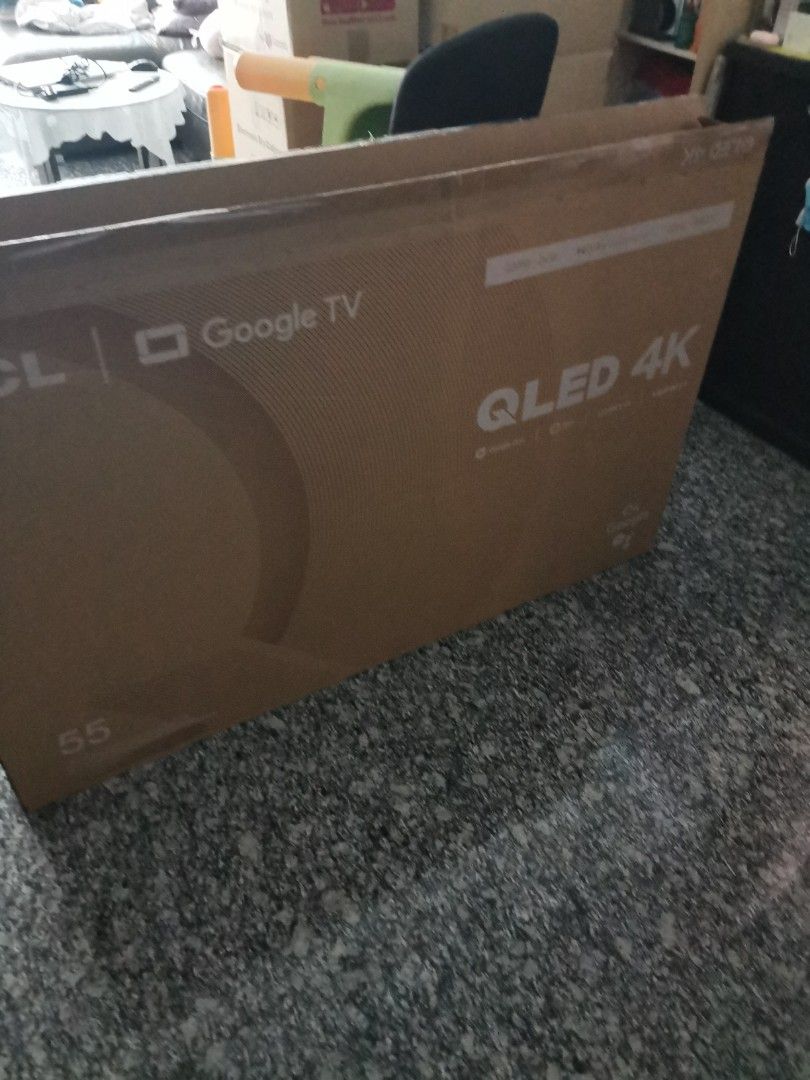 Free 55 inches TV Empty box, Furniture & Home Living, Home Improvement ...