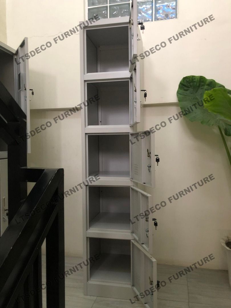 5 DOORS TOWER STEEL LOCKER | OFFICE FURNITURE | OFFICE PARTITION ...