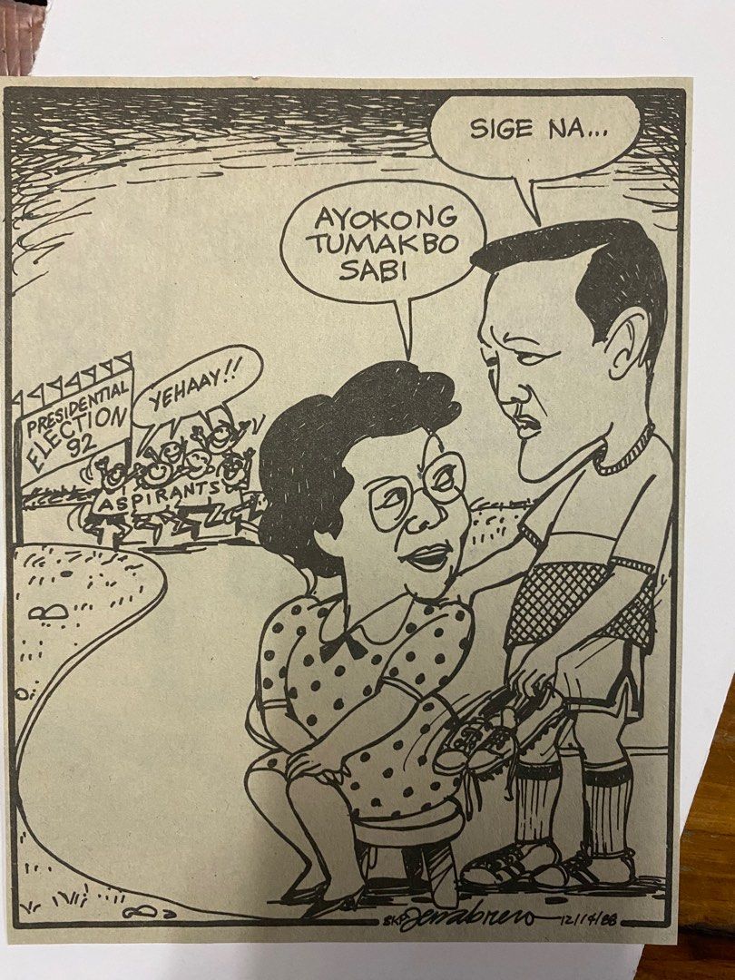 8 pcs Philippines Visual Artist Jess Abrera Vintage Newspaper Clip - Father of Manuel Manix ...