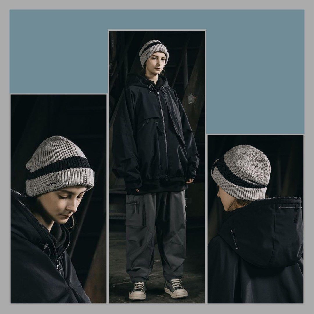 訂購 3色 跳色毛帽 GOOPiMADE 23A/W “MB-7” SOFTBOX Patchwork Beanie goopi ...