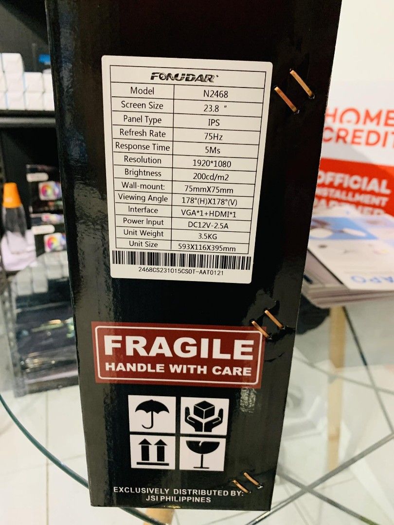 " Fonudar 24"" IPS Panel 1080P 75Hz Vesa LED Monitor N2468", Computers ...