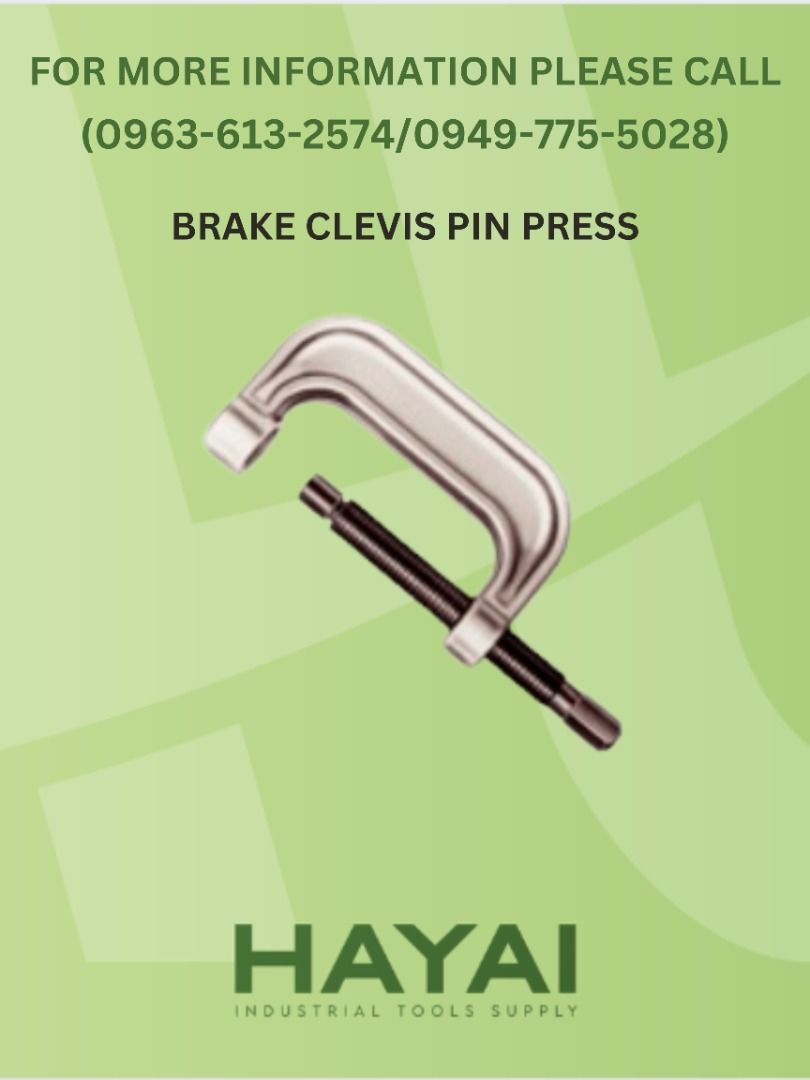 " LOTA " BRAKE CLEVIS PIN PRESS, Commercial & Industrial, Construction ...