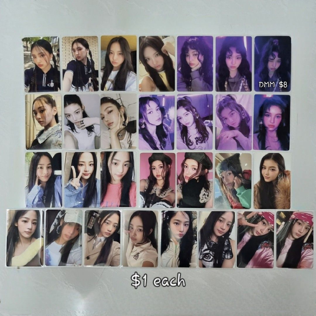 [ WTS / WTT ] NEWJEANS MINJI HANNI HAERIN DANIELLE HYEIN PCS 1ST EP 2ND EP OMG weverse dmm wtt ...