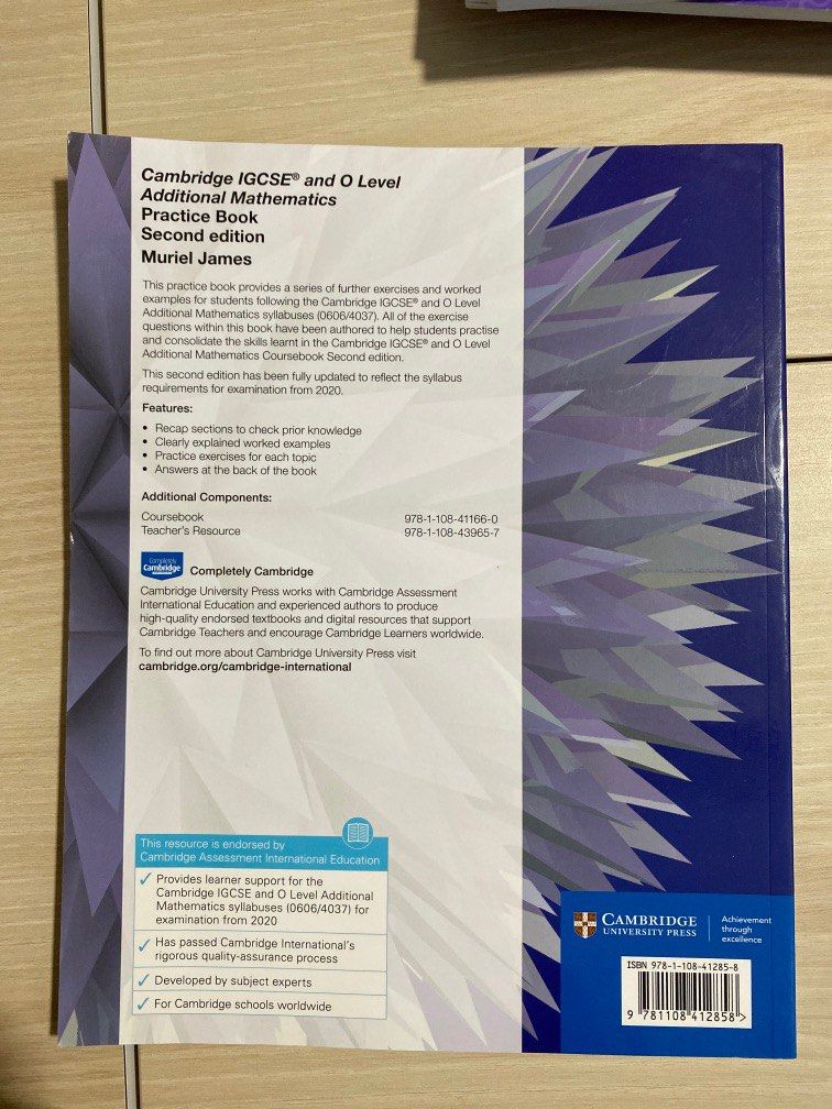 Additional Mathematics igcse & O-level, Hobbies & Toys, Books ...