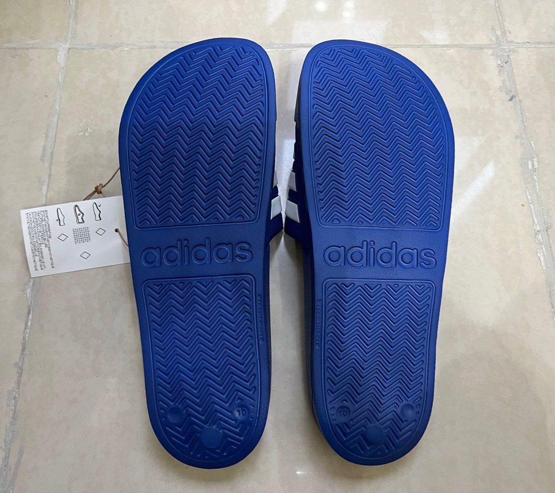 Adidas Slides / Slippers (UK 8), Men's Fashion, Footwear, Flipflops and ...