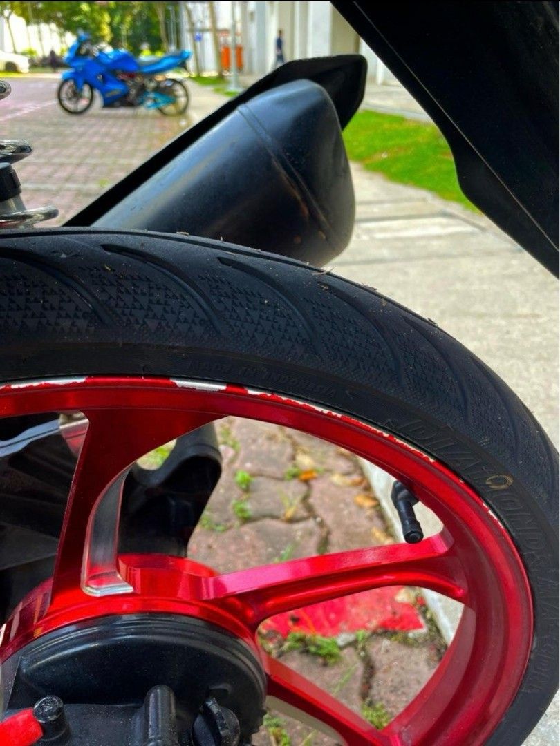Aerox rim, Motorcycles, Motorcycle Accessories on Carousell