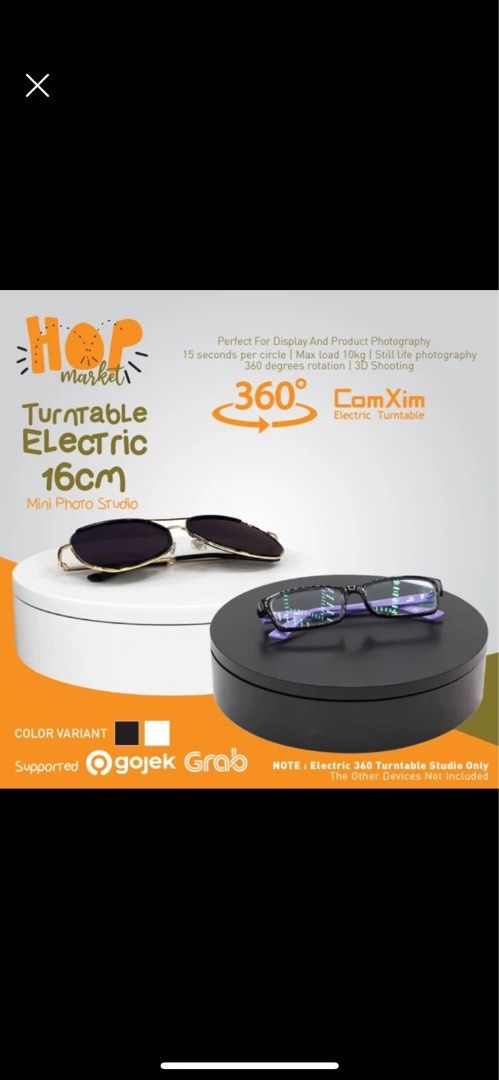 Alat Display Putar Buat Foto / Video Produk TURNTABLE ELECTRIC ...