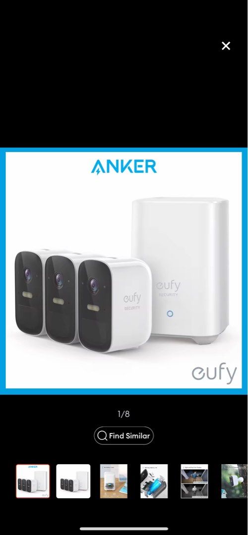 Anker eufy Security eufyCam 2C 3-Cam Kit, Wireless Home Security Camera ...