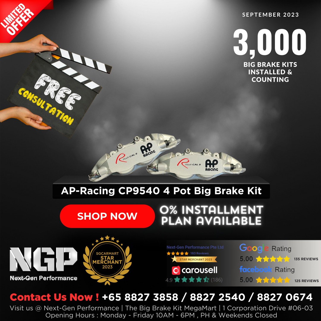 AP Racing CP9540 RADICAL II 4 Pot Big Brake Kit ,4pot,6pot,CP9200 ...