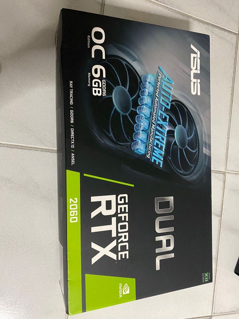 Asus 2060 2 fans, Computers & Tech, Parts & Accessories, Computer Parts ...