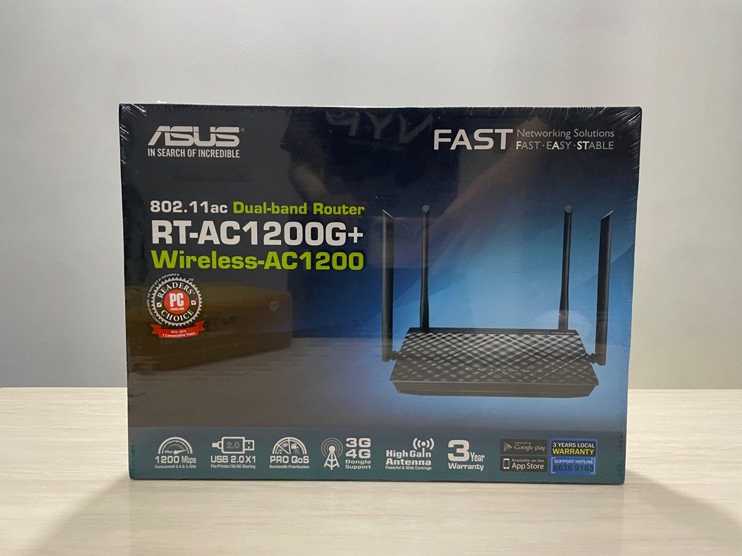 Asus RT-AC1200G+ Router, Computers & Tech, Parts & Accessories ...