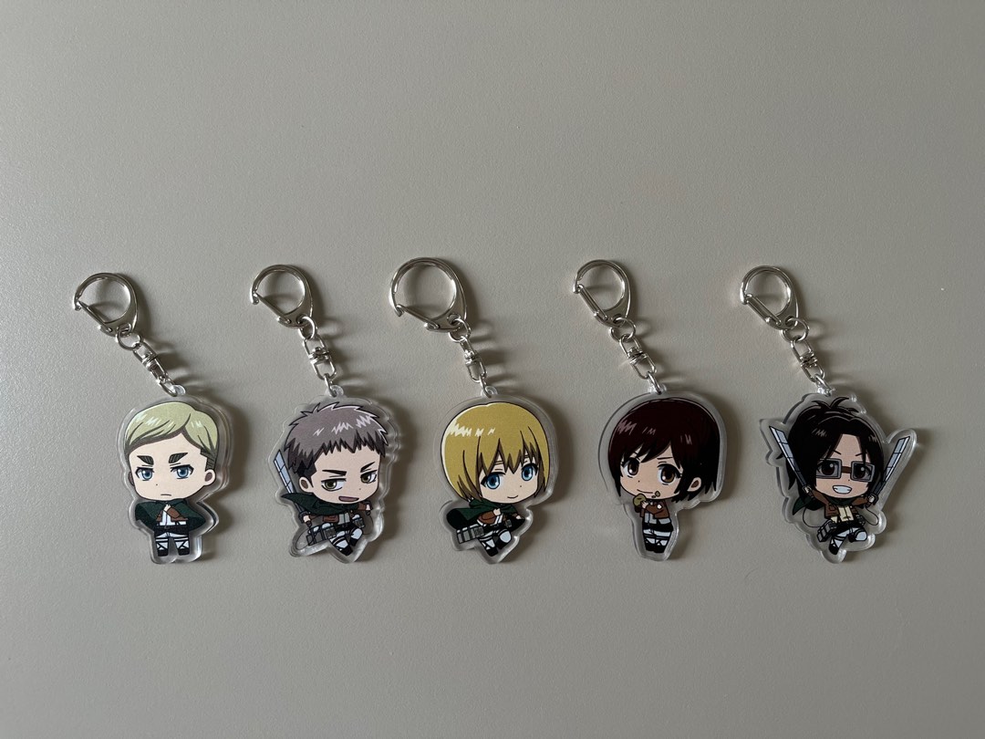 Attack on Titan Anime Keychains, Hobbies & Toys, Memorabilia ...