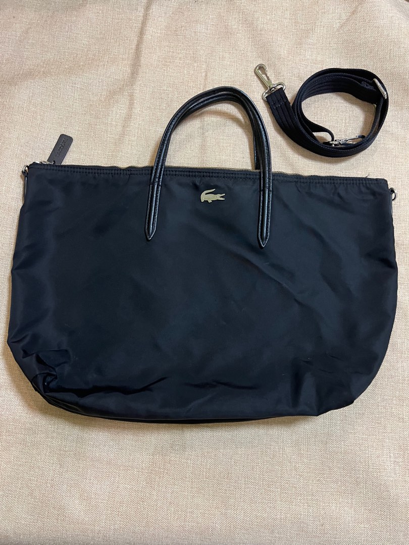 Authentic Lacoste black Nylon body bag, Women's Fashion, Bags & Wallets ...