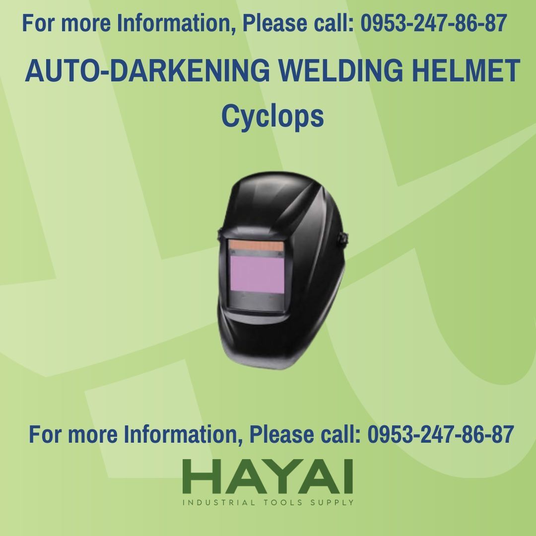 AUTO-DARKENING WELDING HELMET Cyclops, Commercial & Industrial ...