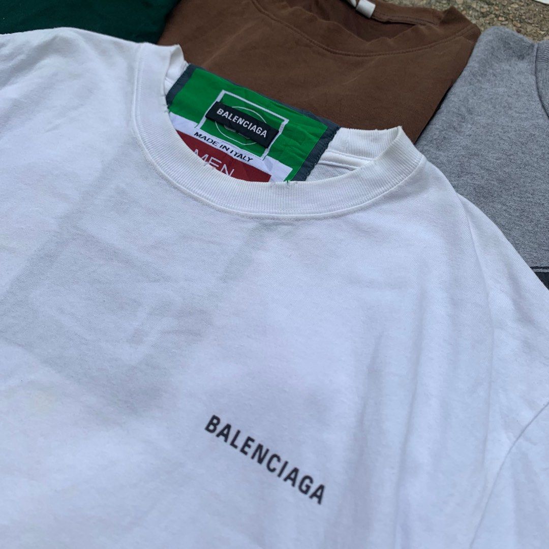 Balenciaga Basic Tee, Men's Fashion, Tops & Sets, Tshirts & Polo Shirts ...